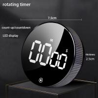 China Electronic Rotating Timer Magnetic Circular Kitchen Alarm Clock for sale