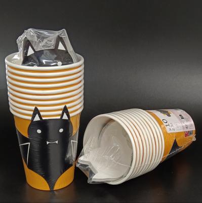 China Factory Customized Christmas Paper Cover Paper Cup Printing, Thickened Insulation Coffee Cup, Holiday Party Paper Cup, Special Packaging for sale