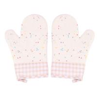 China Anti Scald and Anti Slip Kitchen Gloves With Thickened Cotton Baking Silicone Gloves for sale
