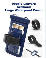 China Waterproof Phone Pouch with Double Lanyard Armband for sale