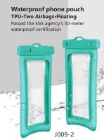 China Waterproof Phone Pouch with TPU Two Airbags Floating for sale