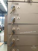 China Number Printed ISO Certificate 10mm Safe Deposit Locker Aluminium Alloy for sale
