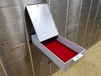 China 99mm Height 135mm Width Bank Safety Locker , Safe Deposit Lockers for sale