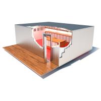 China UL Approval 2500mm Height Basement Vault Room , Gun Vault Room for sale