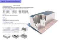 China 200mm S&G Code Lock Bank Vault Room , Lock Combination Vault For Luxury Homes for sale