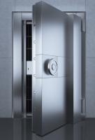 China Corrosion Resistance Solid S&G 6731 Lock 470mm Vault Room Door For Basement for sale