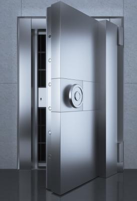 China Corrosion Resistance Solid S&G 6731 Lock 470mm Vault Room Door For Basement for sale