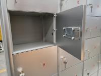 China H125mm 10mm Stainless Steel Metal Safe Locker With External Hinge for sale