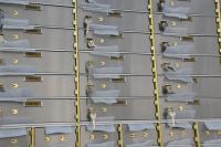 China 822mm Width 540mm Height Fire Safe Locker For Home 180 Degree Open for sale