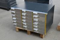 China 10mm Stainless Steel 3x5 Safety Deposit Box For Private Vault for sale