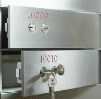 China Various Colors ODM Service 10mm Door Bank Locker Box Lockable for sale