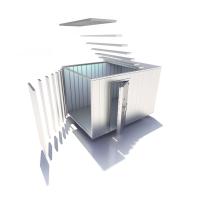 China UL Class B 60Minutes Anti Burglary Gun Vault Room , Modular Vault Room for sale