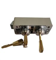 China Durable Copper Dual Keys Safe Deposit Box Lock With UL Listed for sale