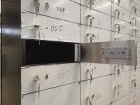 China ISO Certification 180 Degree Open 5x5 Safe Deposit Box For Gold for sale