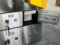 China ODM Service 500mm Depth Bank Safe Deposit Box Bank Aluminium Alloy for sale
