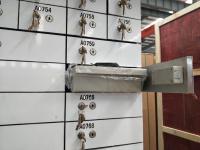 China Black And White GB/T1220 1500mm Height Safe Deposit Locker For Valueable for sale
