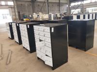 China 0.7mm Steel Plate 400mm width Bank Safe Deposit Box , Safe Custody Box Lockable for sale