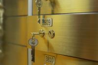 China Height 255mm Vault Safe Box ,  Safe Deposit Box Vault 2mm Steel Plate for sale