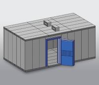 China Large Size 7000mm Width 3000mm Height Basement Vault Room For Security for sale