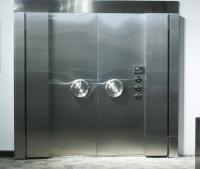 China Sturdy Construction Height 2500mm 240mm Burglar Proof Door Double Opening for sale