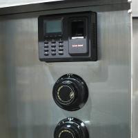China Sturdy Construction Height 2500mm 240mm Burglar Proof Door Double Opening for sale