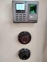 China 300mm Depth 2000mm Height Gun Room Security Door Fingerprint Lock for sale