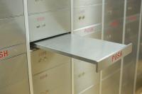 China 180 Degrees Open 2mm Wall Bank Safe Deposit Box With UL Approval for sale