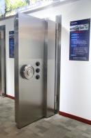 China Bank Vault Door Height 2000mm Wdith 1000mm Vault Safe Door With mechancial code lock stainless steel appearance for sale