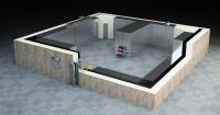 China Depth 300mm Money Deposit Box for sale