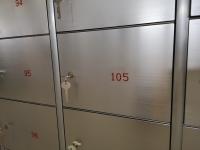 China Width 271mm Height 99mm Locker Box In Bank , Steel Safe Locker for sale