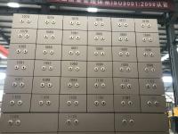 China Safe Deposit Box With Gold Color Aluminum Alloy Painting Door Plate For Your Vault Use for sale