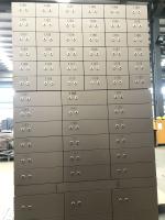 China Safe Deposit Box With Gold Color Aluminum Alloy Painting Door Plate For Your Vault Use for sale