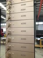 China UL Certificate lock Aluminum Alloy Plate Bank Safe Deposite Box With Golden Color for sale