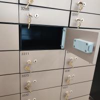 China 2mm Steel Plate Bank Safe Deposit Box Powder Spray Coat Finish With UL List Lock for sale