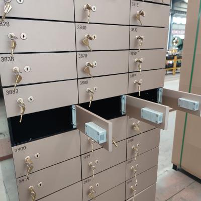 China Stainless Steel Vault Bank Safe Box Locker 2245 Height 813mm Width for sale
