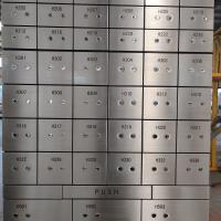 China SS Material Bank Safe Deposit Box With UL Certified Dual Copper Key Locks for sale
