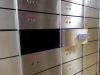 China Private Vault Bank Safe Deposit Box With 10mm Stainless Steel Door Plate for sale