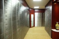 China Private Vault Bank Safe Deposit Box With 10mm Stainless Steel Door Plate for sale