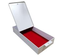 China 2mm Steel Bank Safety Lockers With Painting Colors Inner Storage Bond Box for sale