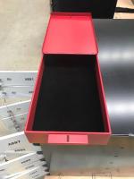 China 2mm Steel Bank Safety Lockers With Painting Colors Inner Storage Bond Box for sale