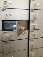 China Vault Room Bank Safe Deposit Box Acid Washed With 2mm Body Wall for sale