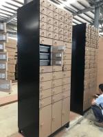 China Vault Room Bank Safe Deposit Box Acid Washed With 2mm Body Wall for sale