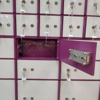 China OEM Private Bank Safe Deposit Box With Powder Coated SS Door for sale