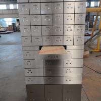 China 10mm Stainless Steel Safe Deposit Locker Safe Deposit Box For Bank With Copper Key Lock And Inner Bond Box for sale