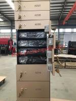 China Aluminum Alloy Color Painting 300mm Width Safe Deposit Box for bank with copper key locks for sale