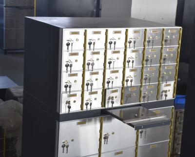 China Bank Safe Deposit Box Bank Safes For Hotel Anti-Thelf And Fireproof Bank Safes External Hinge With Band Box for sale