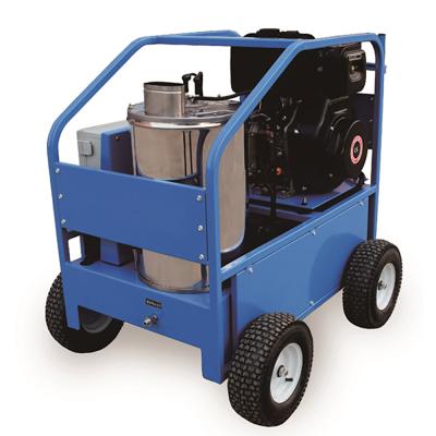 China XuZhiYang XYH Cold Hot Water Pressure Washer 150-350 Bar with Fuel Boiler Heating 30-120°C for sale