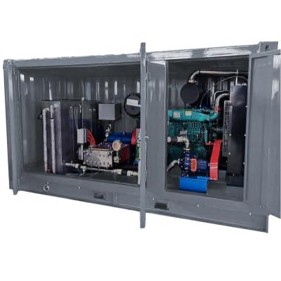 China XZY Industrial Water Blaster High Pressure System 50m Hose 500-2800bar 30-120L/min Pipeline Cleaning for sale