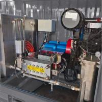 China XZY Industrial Water Jet Cleaning Machine 55kW-160kW Electric Power with 50m Hose for Heat Exchanger Pipe Cleaning for sale