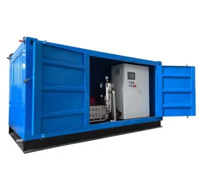 China 30KW-150KW Industrial Water Blasting Machine with 500-2800 Bar Pressure and 20-120 L/min Flow Rate for sale
